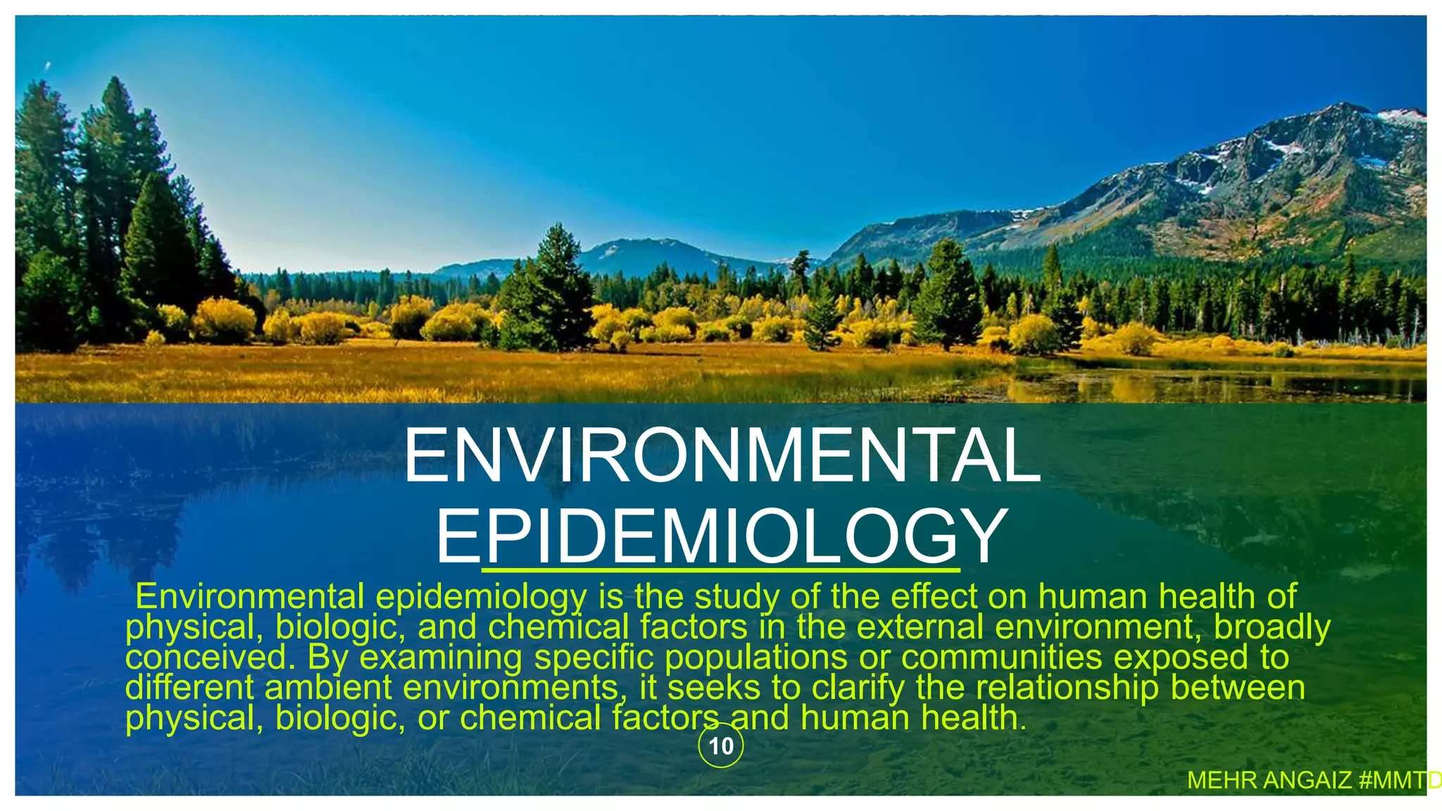 Environmental and public health | PPTX