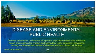 Environmental and public health | PPTX