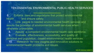 Environmental and public health | PPTX