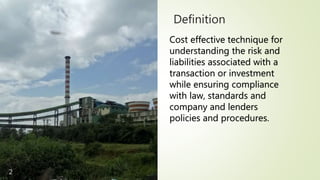 Environmental and social due diligence | PPTX