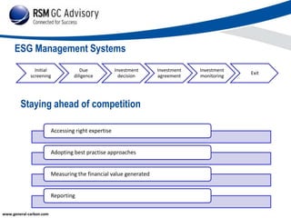 Environmental and Social Due Diligence ESG Assessments | PPT