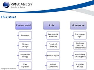 Environmental and Social Due Diligence ESG Assessments | PPT