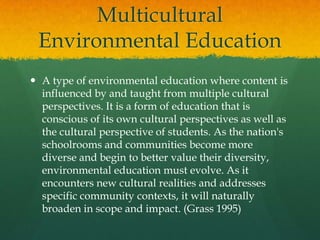 Environmental and Social Justice in Education | PPTX