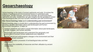 Environmental archaeology and various aspects.pptx