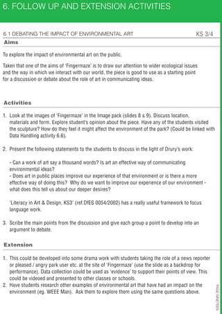 Environmental art teachers resource | PDF