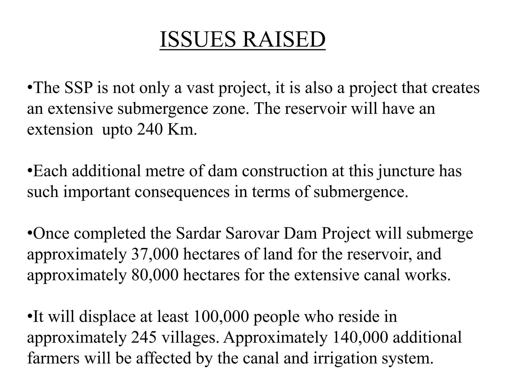 Environmental aspects of sardar saroar project | PPTX