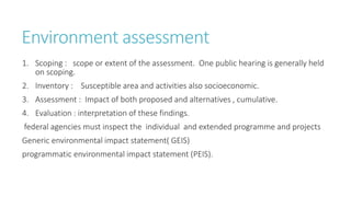 Environmental assessment | PPTX