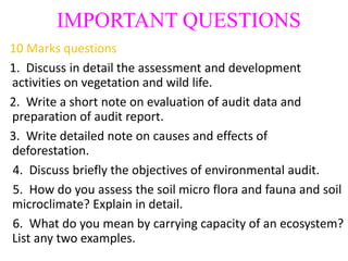 ENVIRONMENTAL Audit.pptx | Environmental Services Industry | Industries