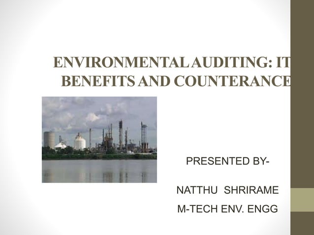 Environmental auditing ppt | PPTX
