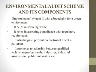 Environmental auditing ppt | PPTX