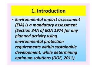 Environmental Auditing in a Austainable Setting in Malaysia by Mr ...