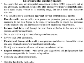Environmental Audit in Mining | PPT