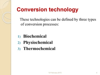 Environmental benefits of thermochemical conversion | PPT