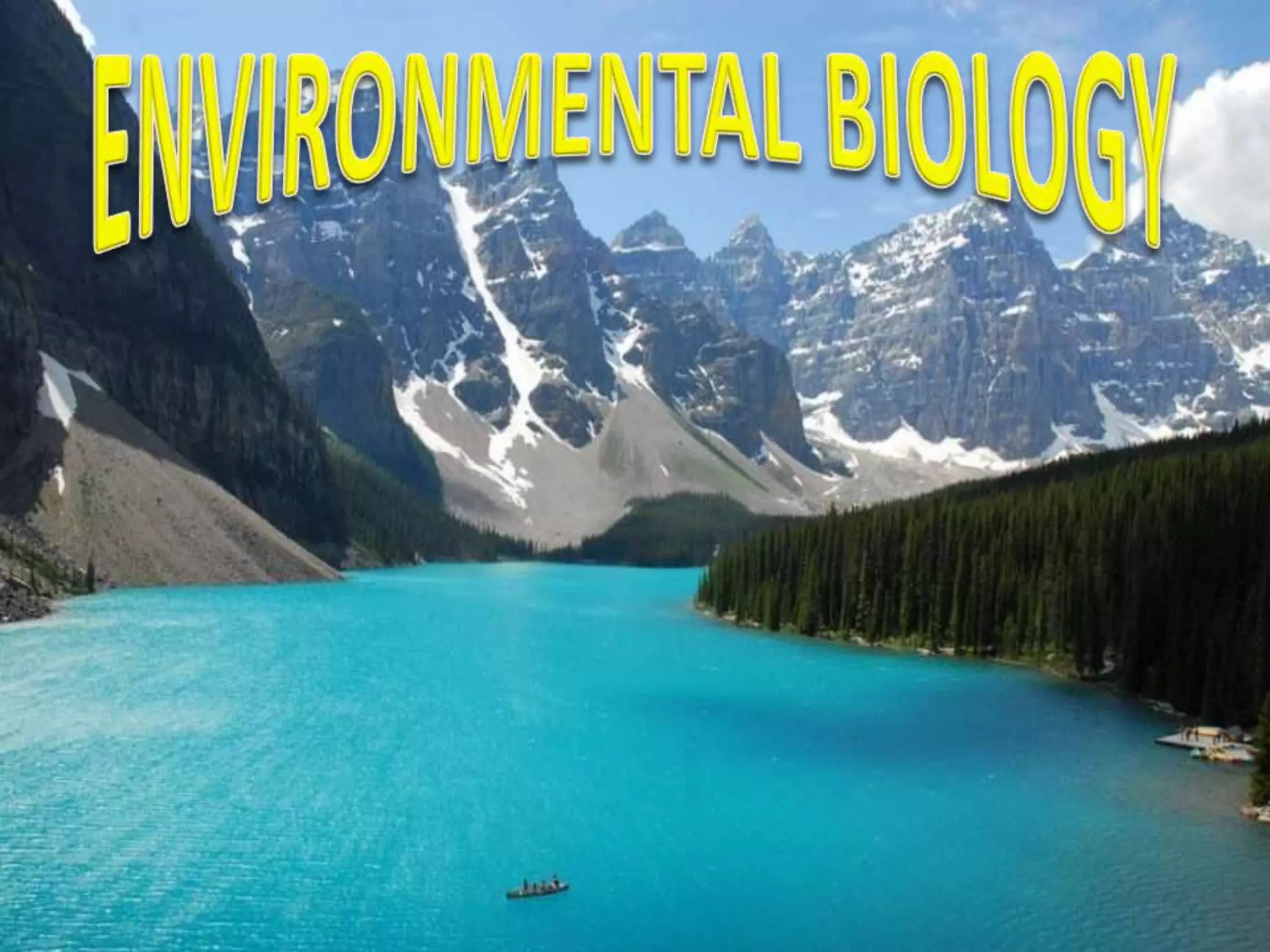 Environmental biology | PPT