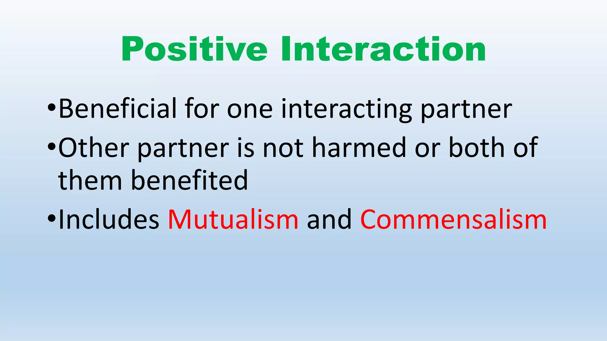 Environmental biology - animal relationship | PPT