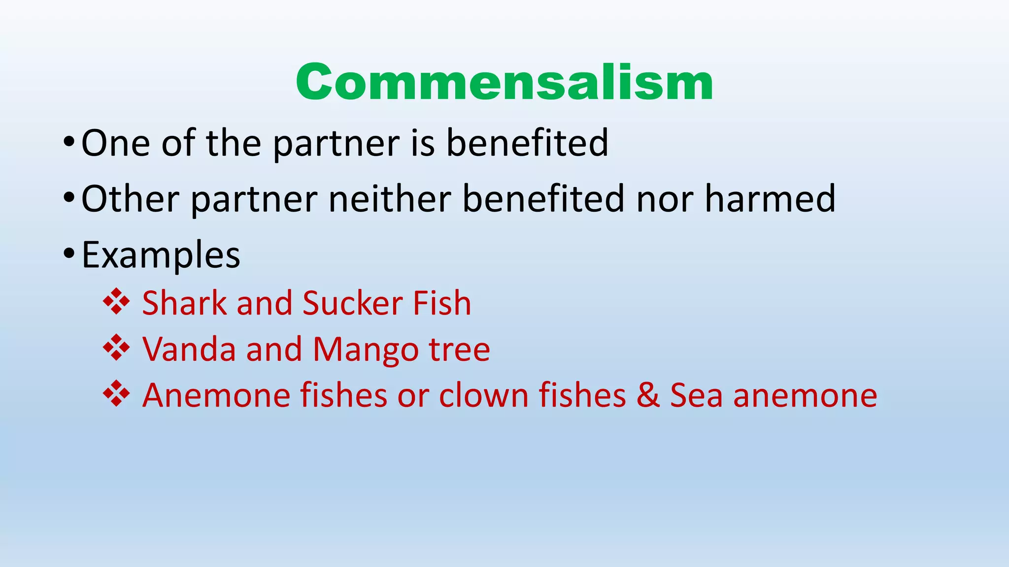 Environmental biology - animal relationship | PPT
