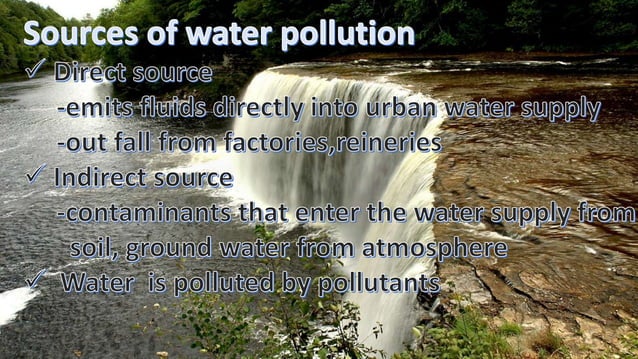 Environmental biology water pollution & air pollution | PPT