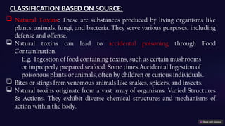 Classification of Toxic Agents - Environmental Biotechnology | PPTX