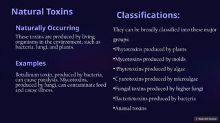 Classification of Toxic Agents - Environmental Biotechnology | PPTX