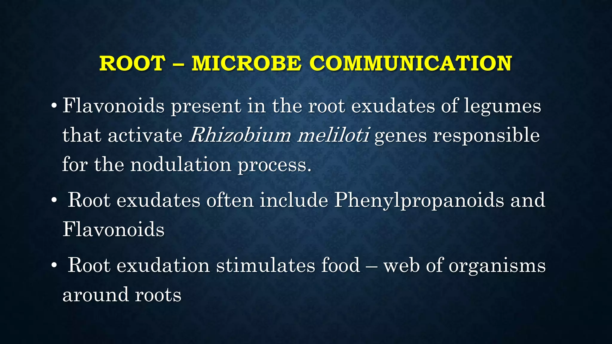 Root exudates | PPTX