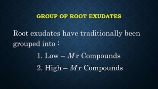 Root exudates | PPTX