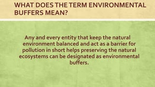 Environmental buffers | PPT