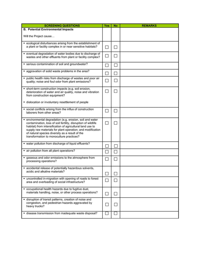 Environmental Categorization[1] | PDF | Free Download