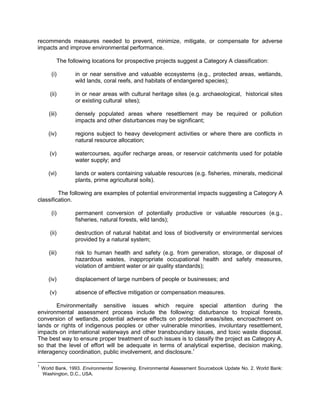 Environmental Categorization[1] | PDF