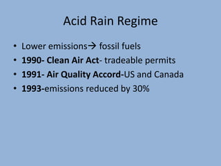 Global Warming, Acid Rain, and Ozone Depletion | PPTX