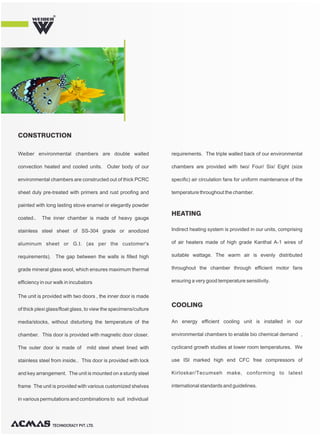 Environmental Chamber by ACMAS Technologies Pvt Ltd. | PDF