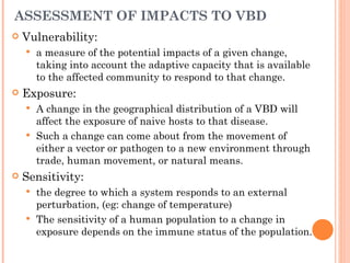 Environmental change and vector borne disease | PPT
