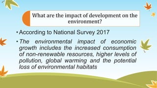 Environmental change and Sustainable Development | PPTX | Environmental ...