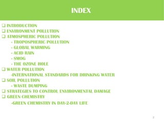 Environmental chemistry | PPTX