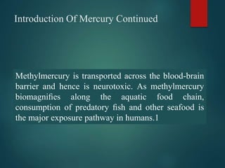 Environmental chemistry of mercury | PPTX