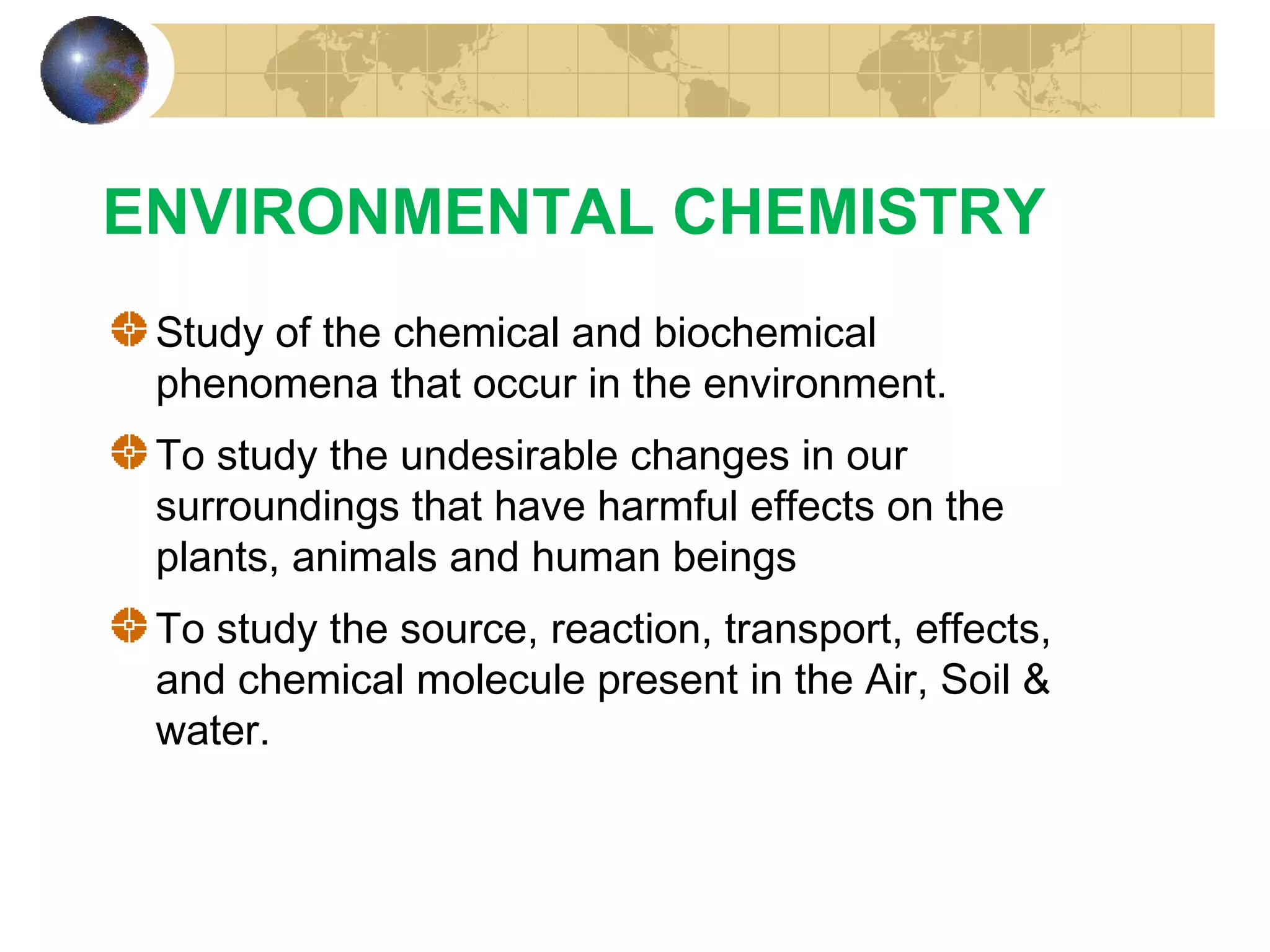 Environmental chemistry | PPT