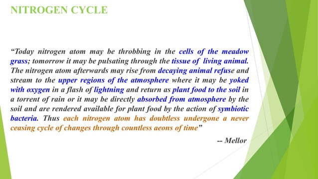 Environmental Segments and Natural/Biogeochemical cycles | PPT
