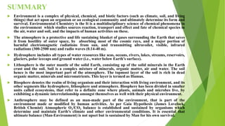 Environmental Segments and Natural/Biogeochemical cycles | PPT