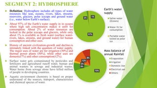 Environmental Segments and Natural/Biogeochemical cycles | PPT