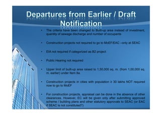 Environmental clearance for construction projects optima | PDF