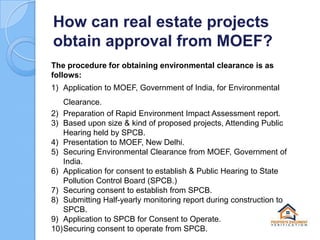 Environmental clearance from moef | PPTX