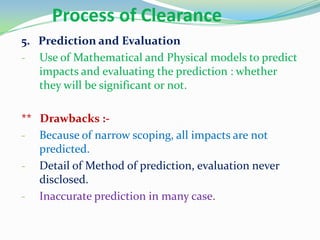 Environmental clearance procedure in India: Principal of Governance | PPT
