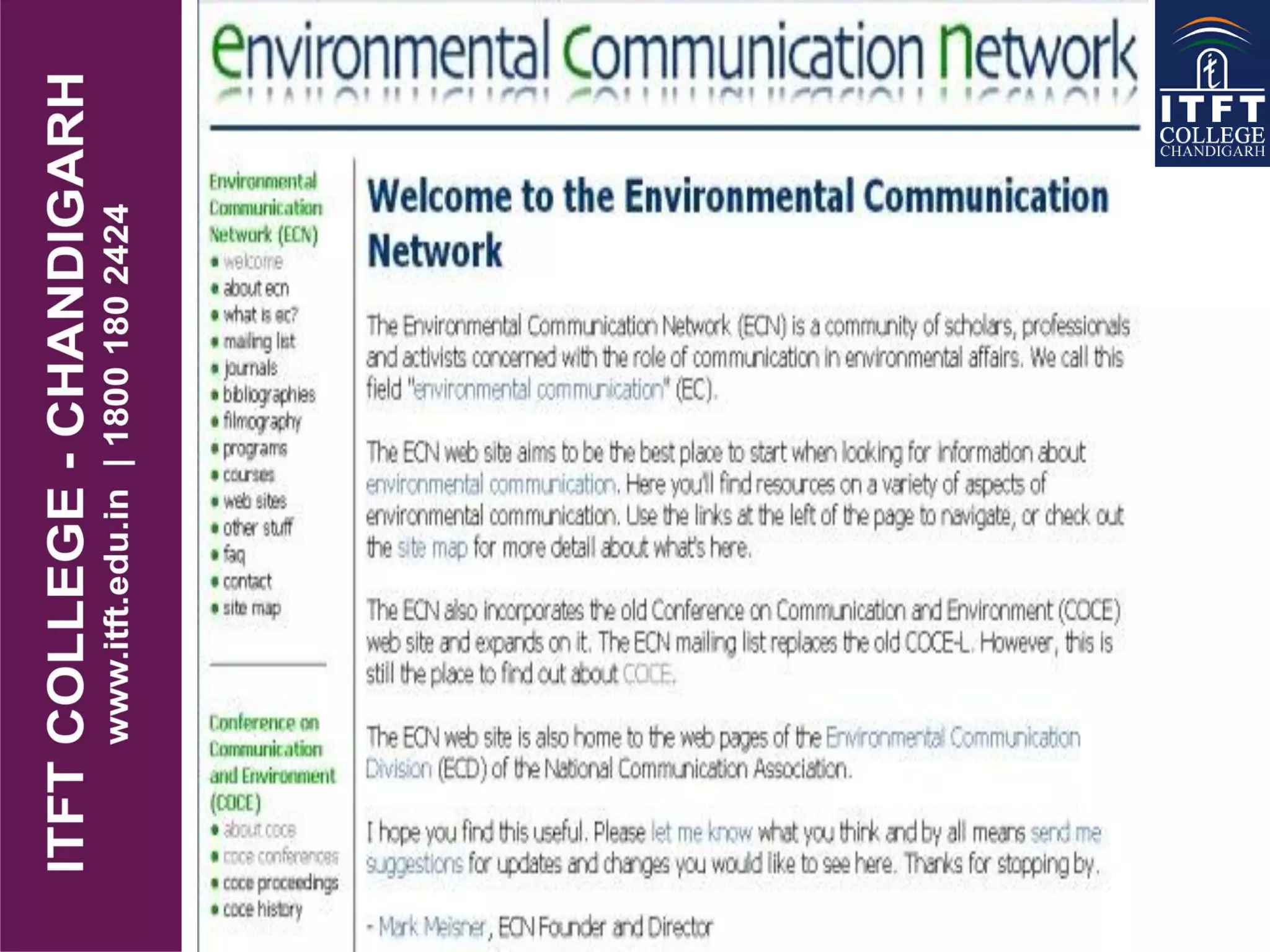 ITFT-media Environmental communication | PDF