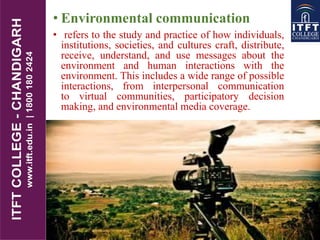 ITFT-media Environmental communication | PDF