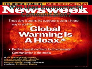 Environmental communication presentation | PPTX