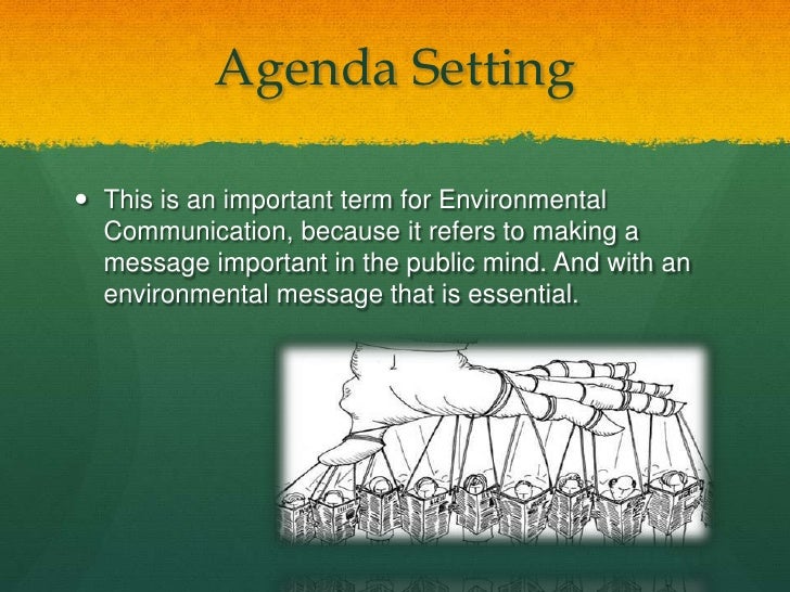 Environmental communication presentation