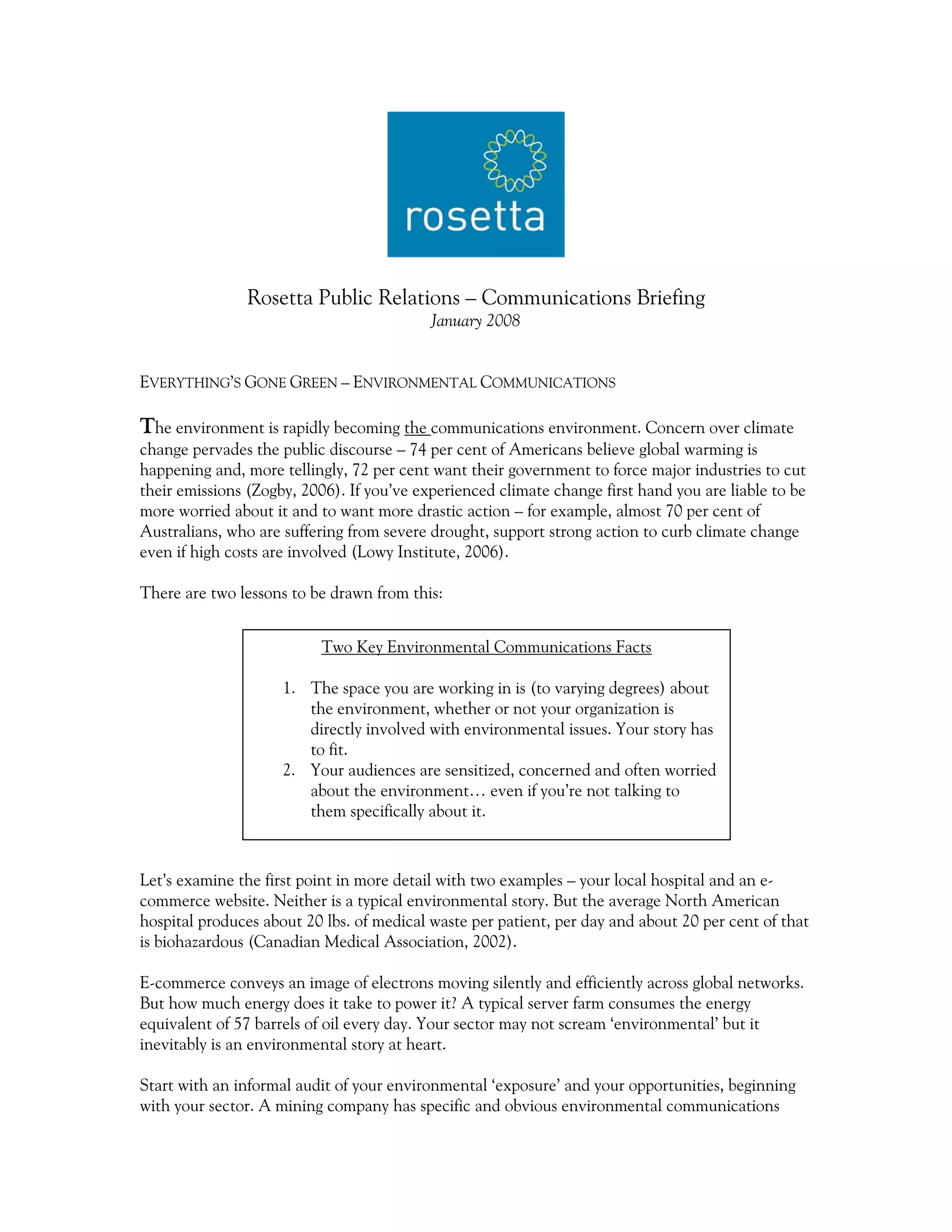 Environmental Communications | PDF