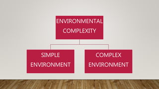 Environmental complexity | PPTX