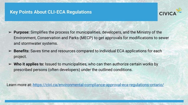 Environmental Compliance Approval (ECA) Regulations.pptx