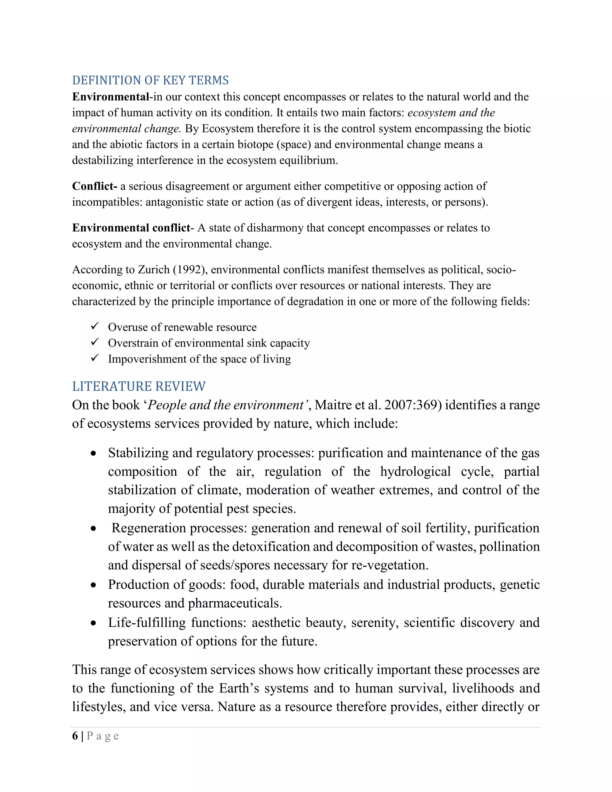 Environmental conflicts | PDF