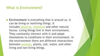 Environmental conservation | PPTX